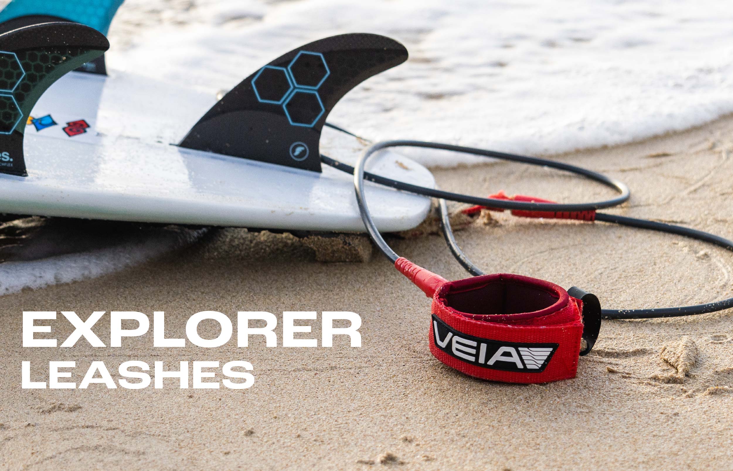 Explorer Surfing Leashes - VEIA Supplies